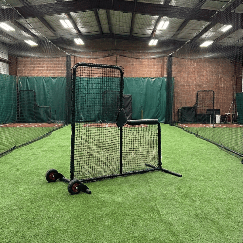 Pitching L-Screen | Aluminum Armadillo Screen | Hey BATA