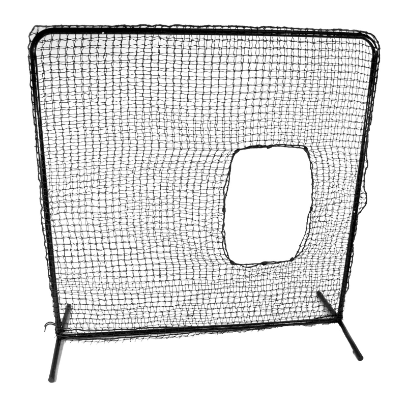 7'x7' Softball Pitching Protective Square Screen Replacement Net | Hey Bata